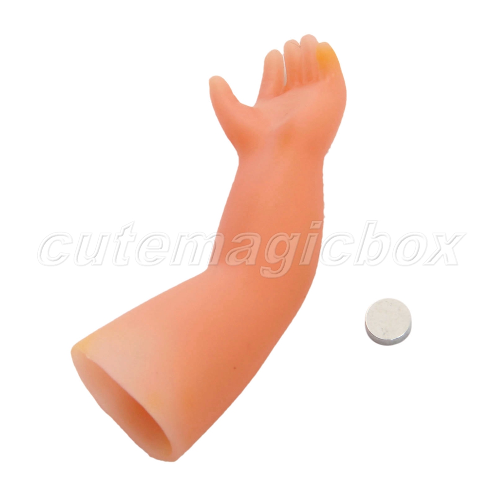 1pc 6cm*2cm Magician Prop Plastic Little Hand Magic Tricks Close up ...