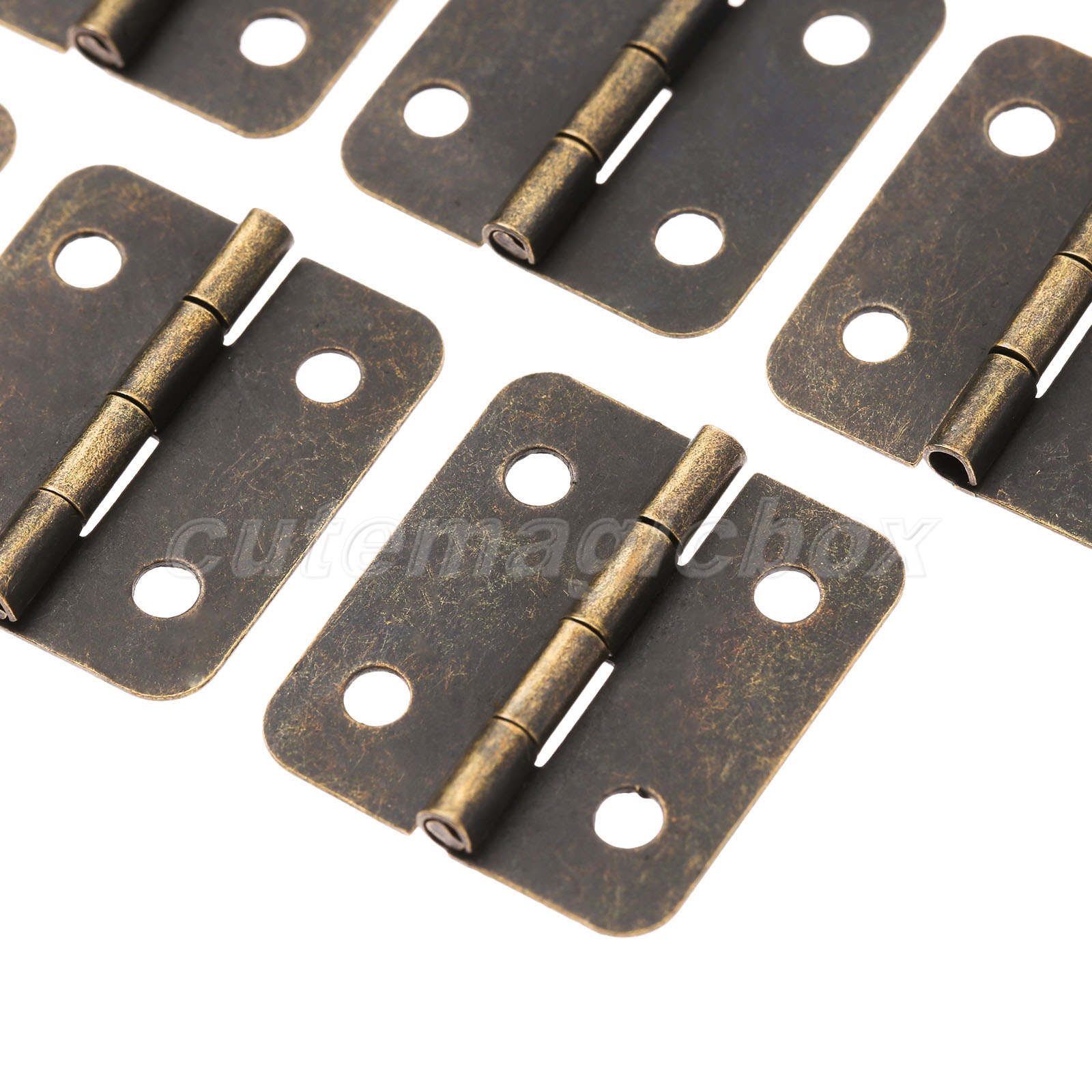 Miniature Hinges Vintage Cabinet Case Door Hinges Jewelry Box ...