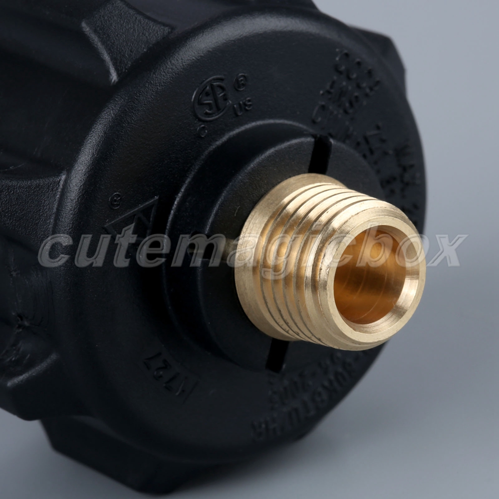 Gas Regulator Valve QCC1 Propane Adapter Type 1 Connection 1/4" Male ...